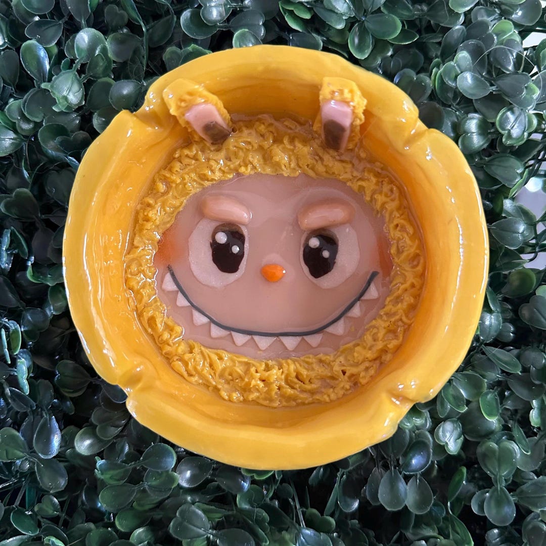 Banana Labubu Ashtray - Etsy