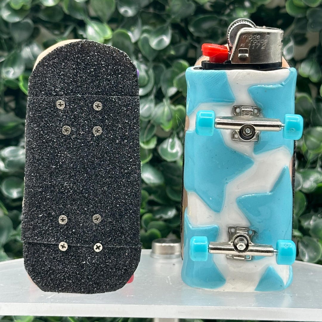 Blue Star Skateboard Lighter Sleeve - Etsy
