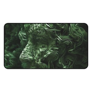 Green Noise Desk Mat/mouse Pad - Etsy