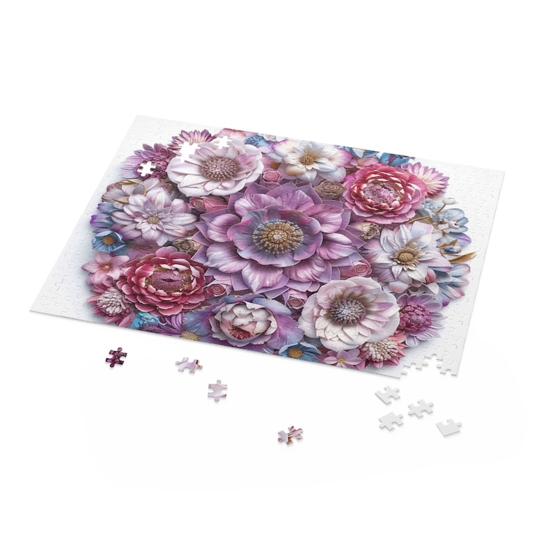 Beautiful Floral Bouquet Picture Puzzle, Table Puzzle, Jigsaw Puzzle ...