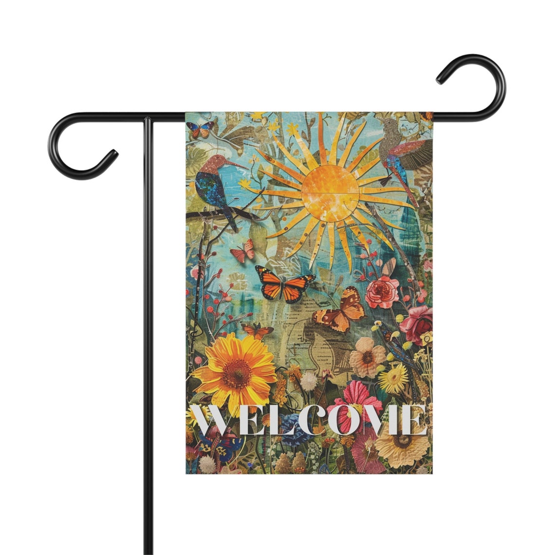 Sunny Welcome Garden & House Banner - Etsy