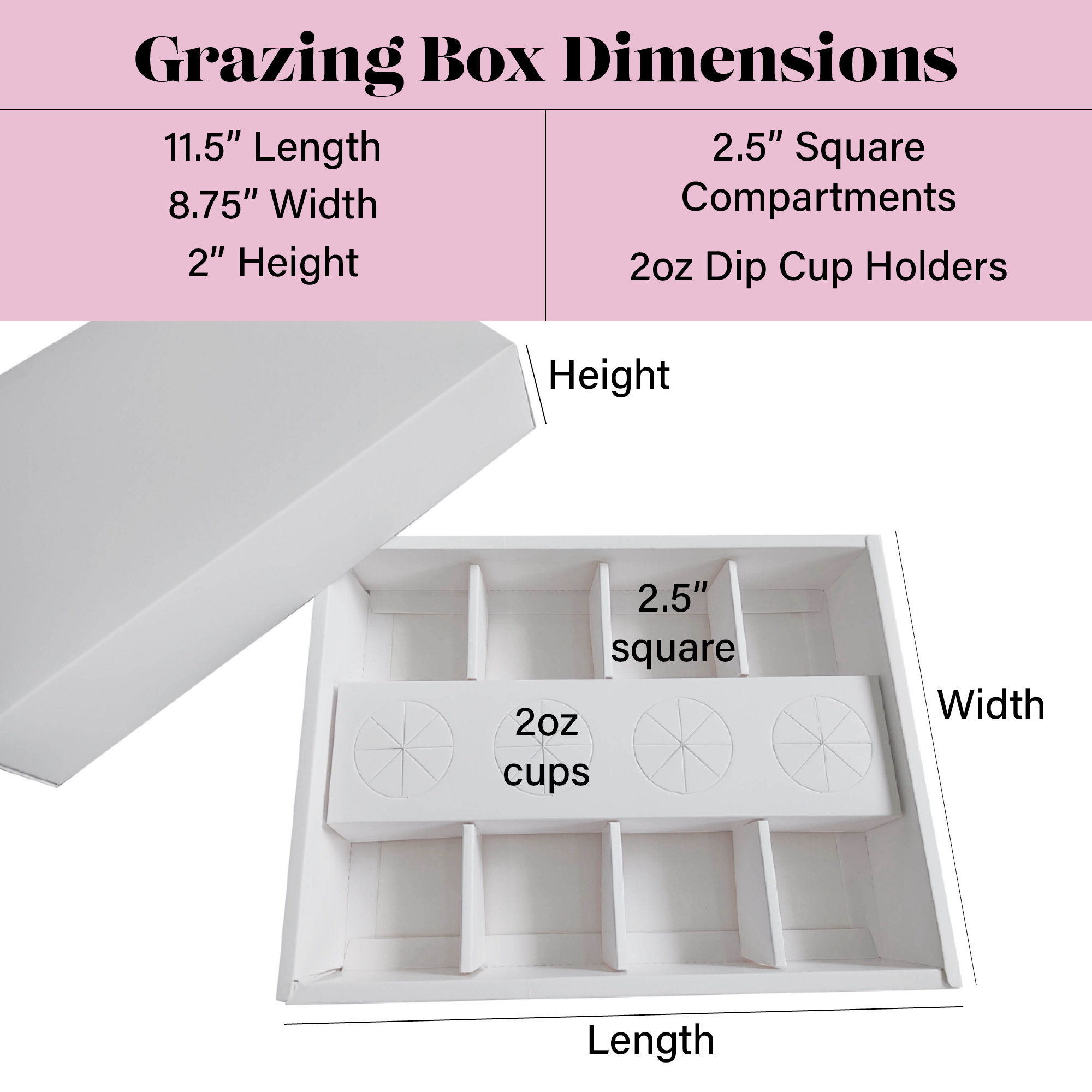 Grazing Box Charcuterie Board Gift Box Party Grazing Dessert Box Dip ...