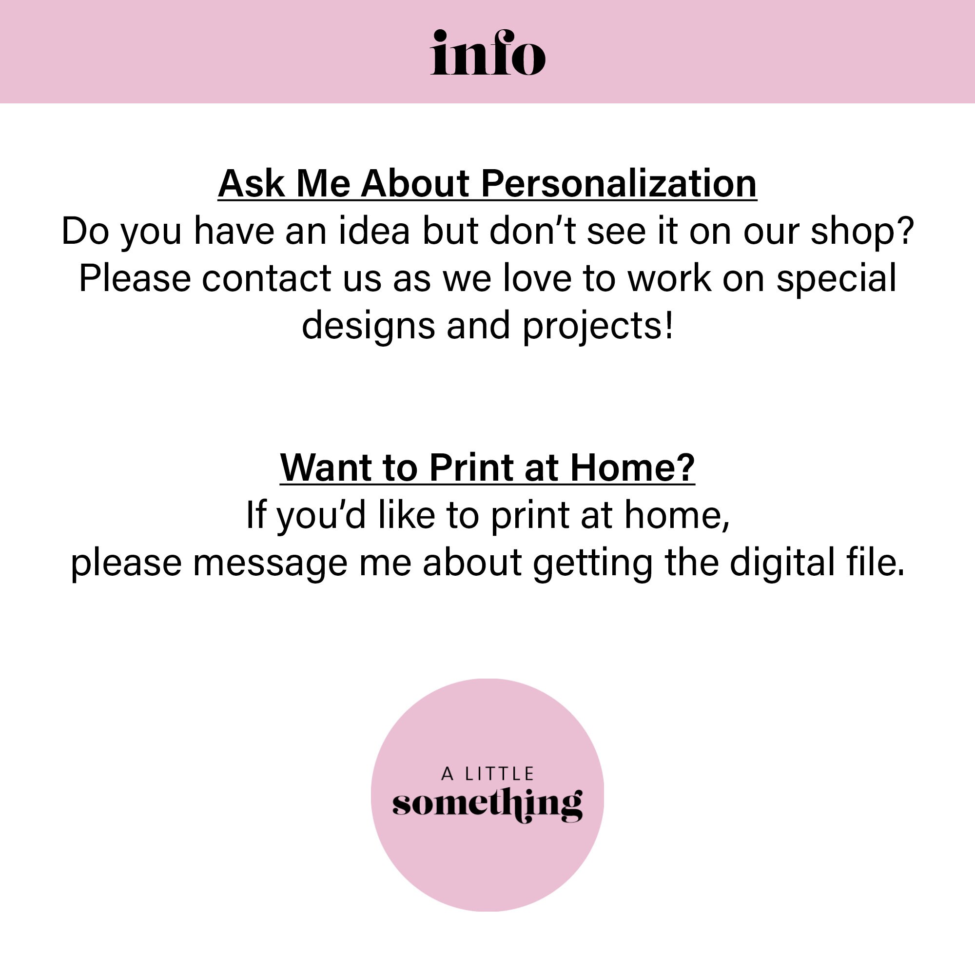 Custom Party Favor Cookie Backer for Birthday Party Baby Shower Favor ...