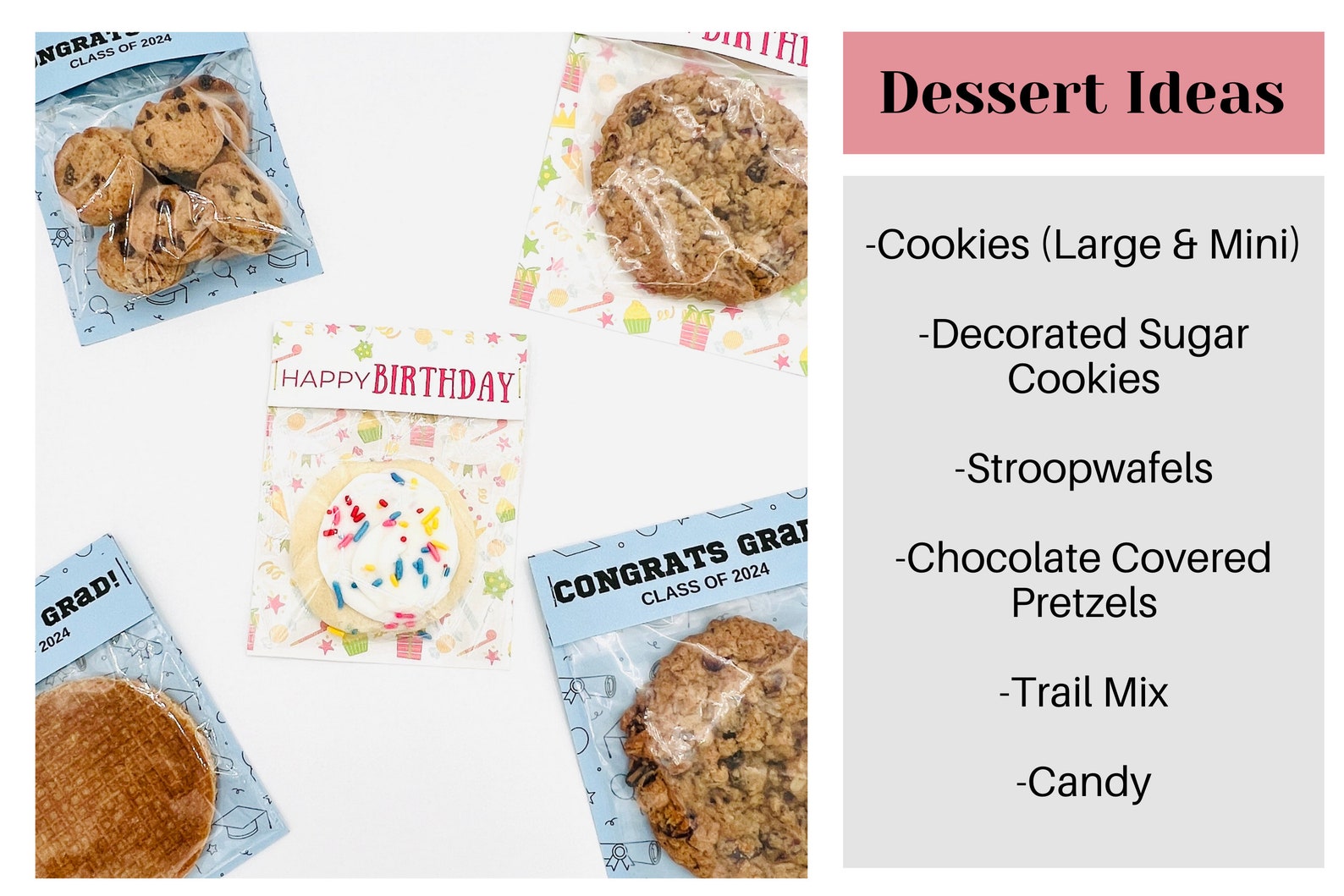 Custom Party Favor Cookie Backer for Birthday Party Baby Shower Favor ...