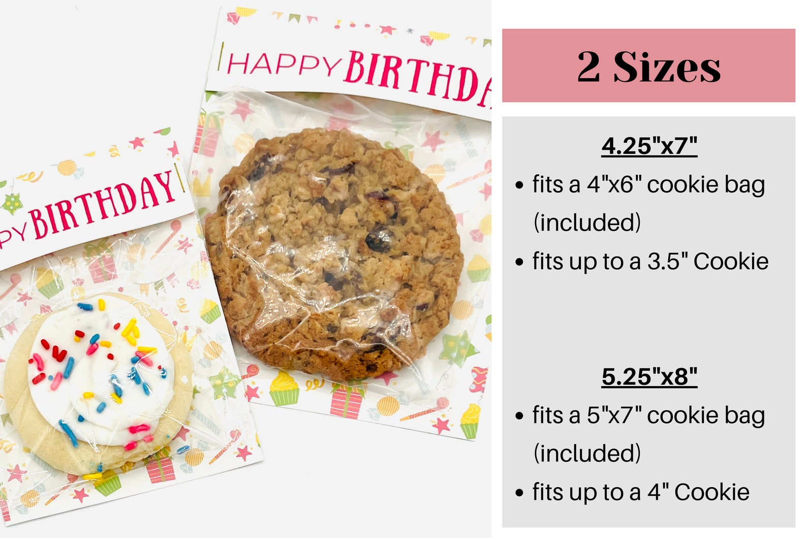 Custom Party Favor Cookie Backer for Birthday Party Baby Shower Favor ...