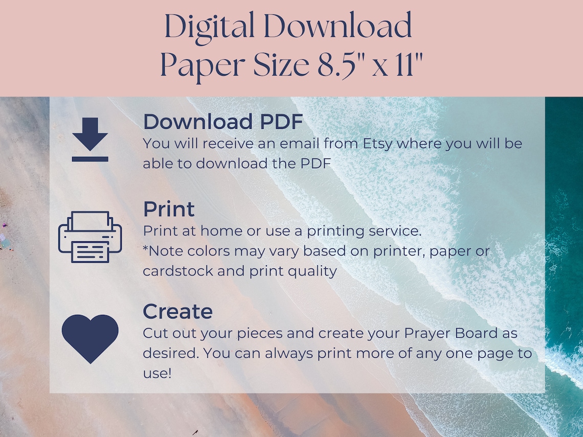 Prayer Board Kit | Printable Prayer Cards, Christian Wall Art, Prayer ...