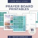 Prayer Board Kit | Printable Prayer Cards, Christian Wall Art, Prayer ...