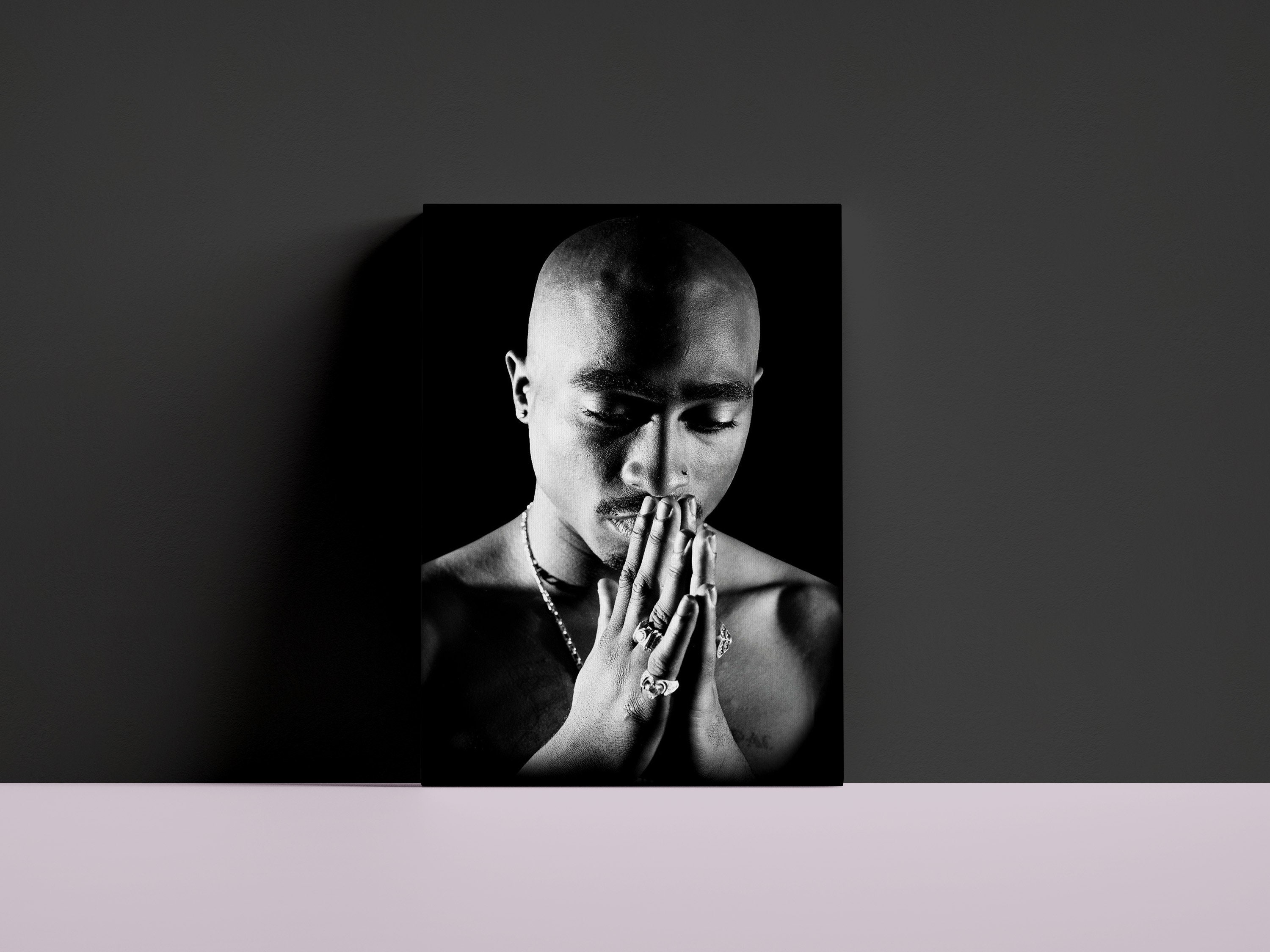 Rapper Tupac Shakur 2pac Canvas Poster, Music Poster, Wall Art, Room ...