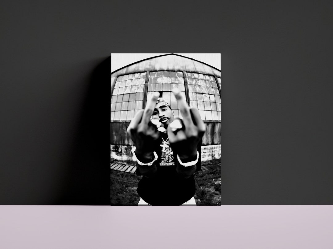 Rapper Tupac Shakur 2pac Canvas Poster, Music Poster, Wall Art, Room ...
