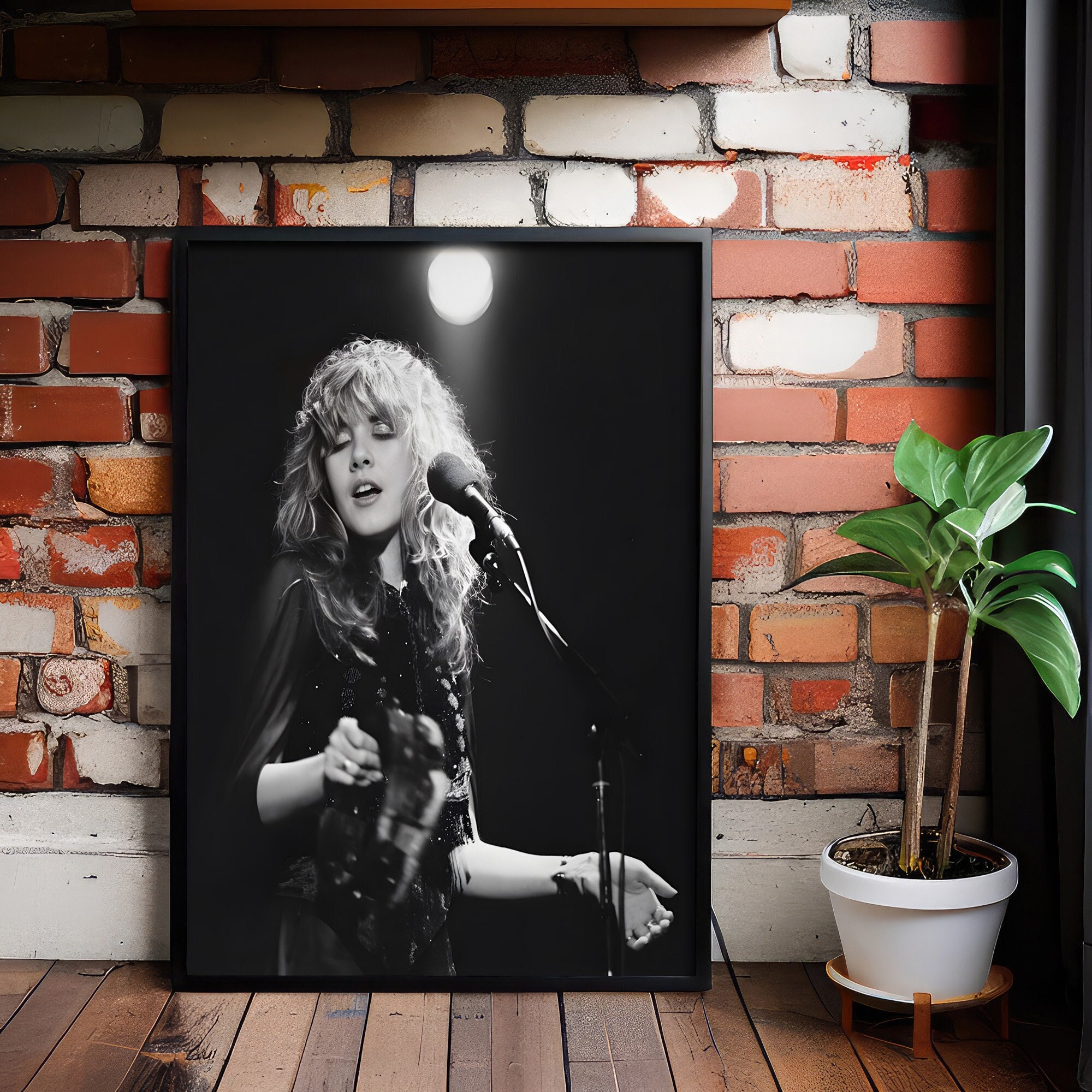Stevie Nicks Poster Vintage Stevie Nicks Poster Retro Wall Art Sold By Hanger Infrared Sku