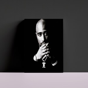 Rapper Tupac Shakur 2pac Canvas Poster, Music Poster, Wall Art, Room ...