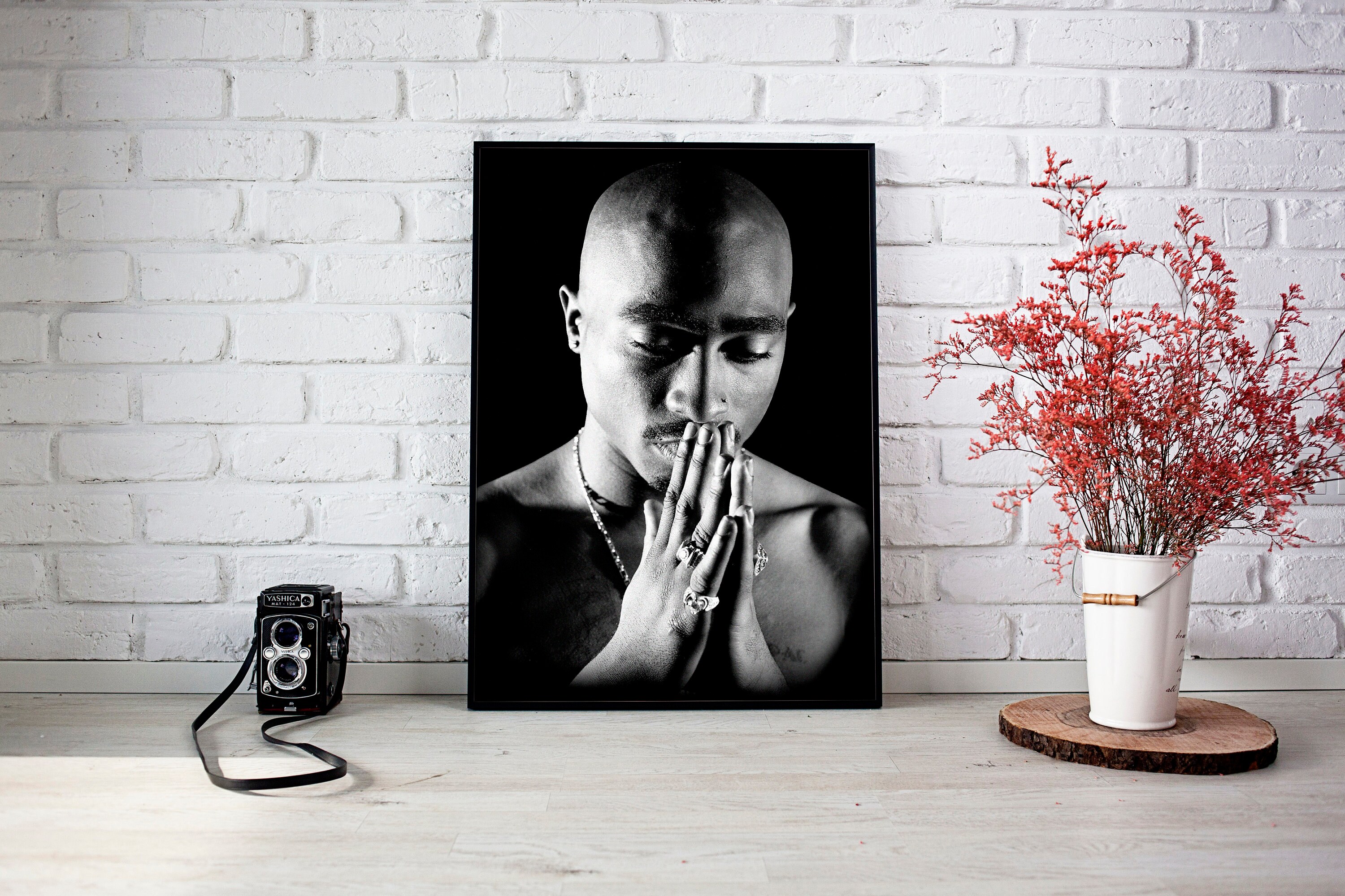 Rapper Tupac Shakur 2pac Canvas Poster, Music Poster, Wall Art, Room ...