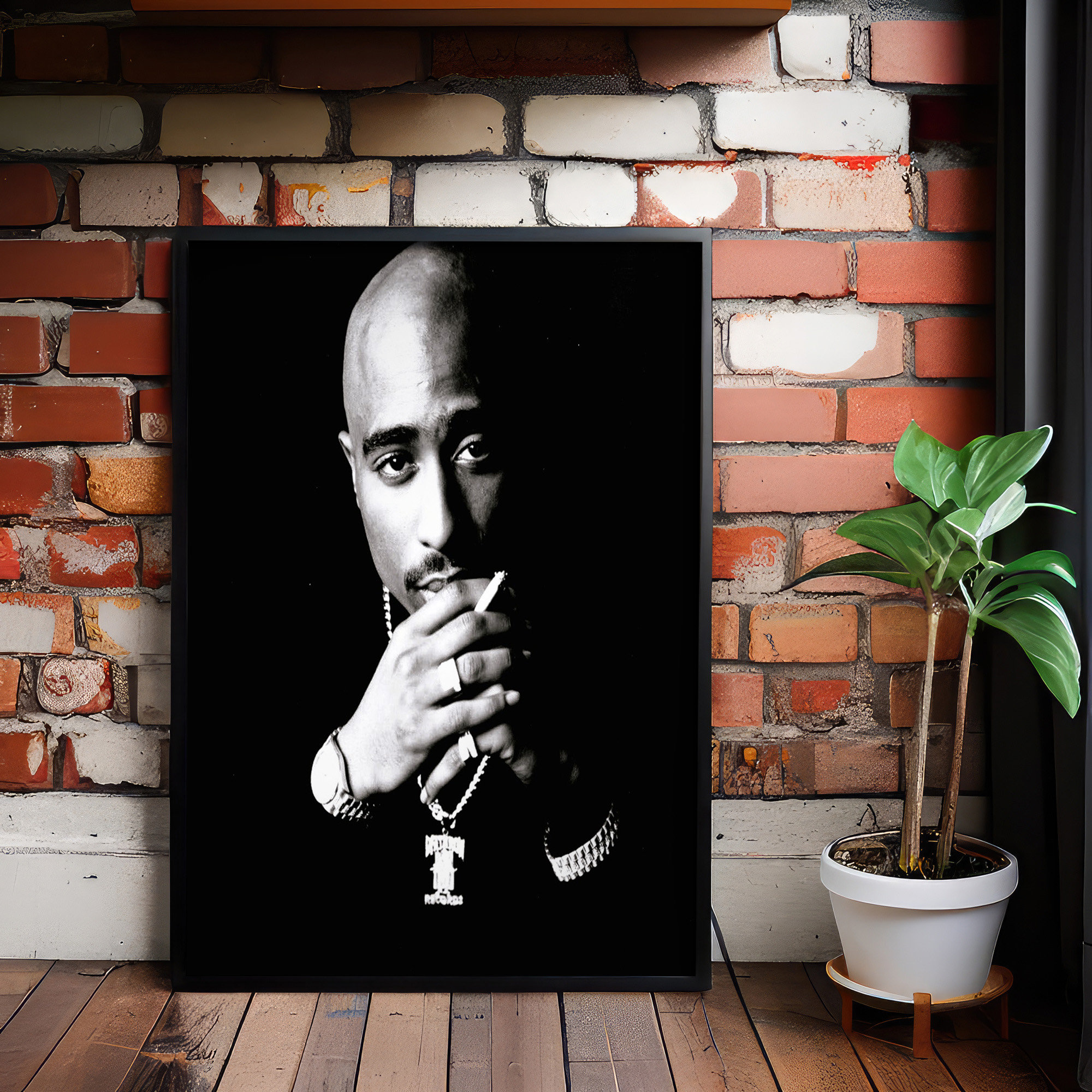 Rapper Tupac Shakur 2pac Canvas Poster, Music Poster, Wall Art, Room ...
