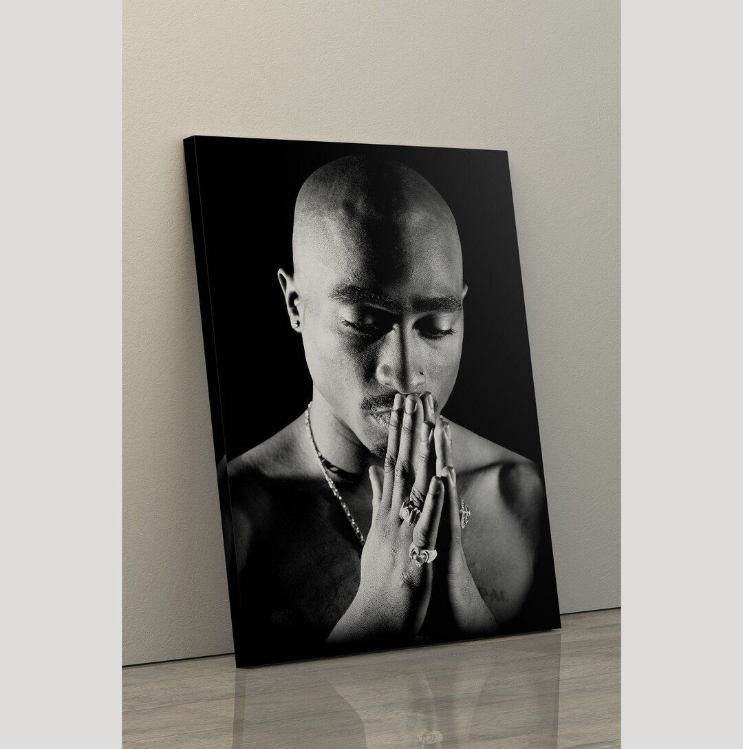 Rapper Tupac Shakur 2pac Canvas Poster, Music Poster, Wall Art, Room Decor, Home Decor, Gift Art ...