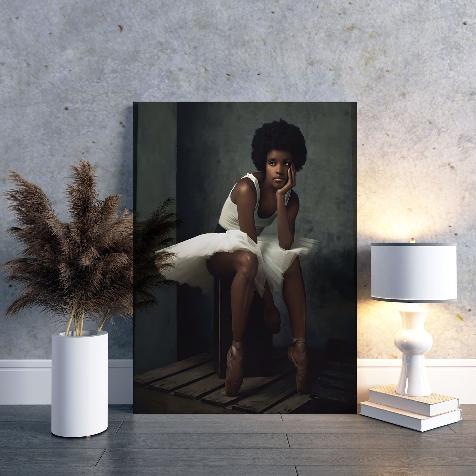 Black Ballerina Art Print, Physical Print, Black Art, African American Woman Dancer, Wall Art on ...