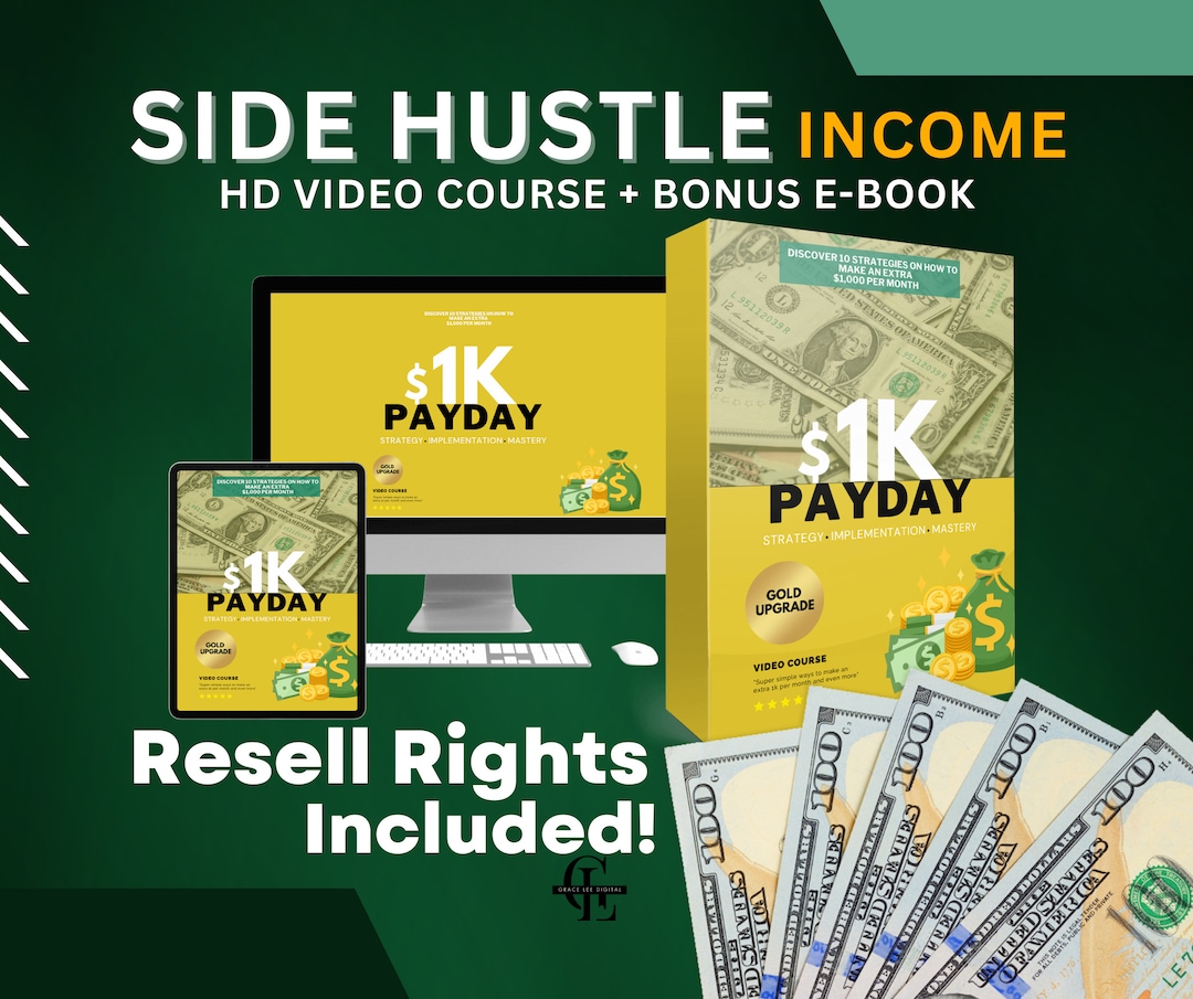 1K Payday Recurring Income Video Course Ebook Resell Rights - Etsy