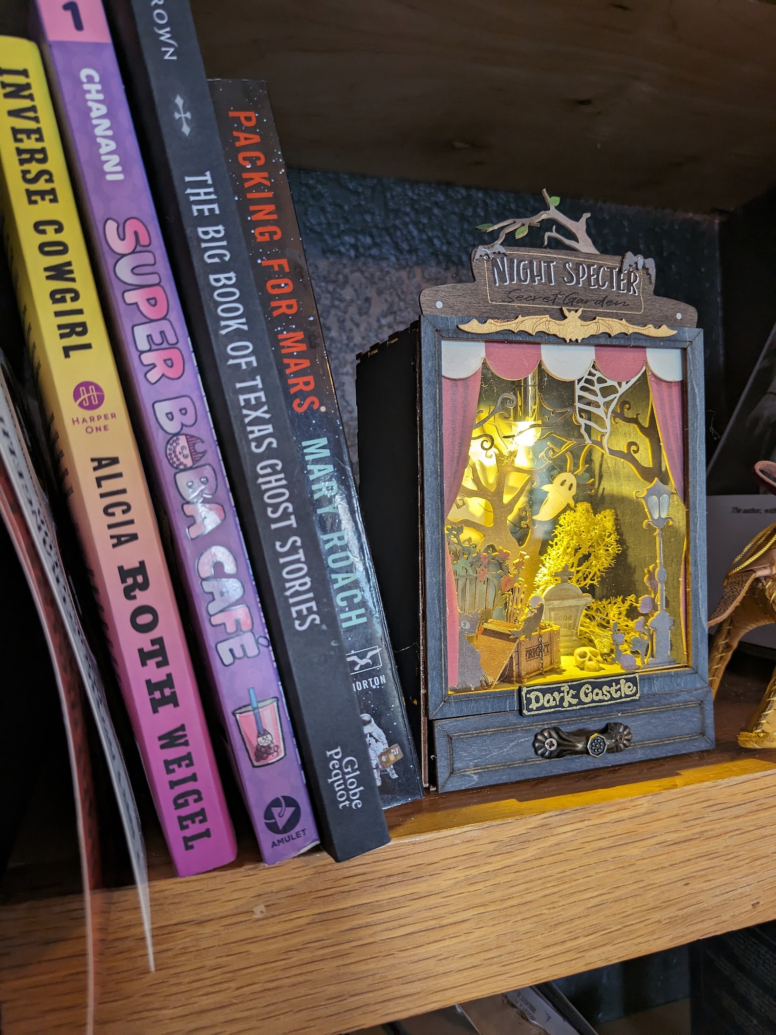 Night Spectre Book Nook (assembled) - Etsy