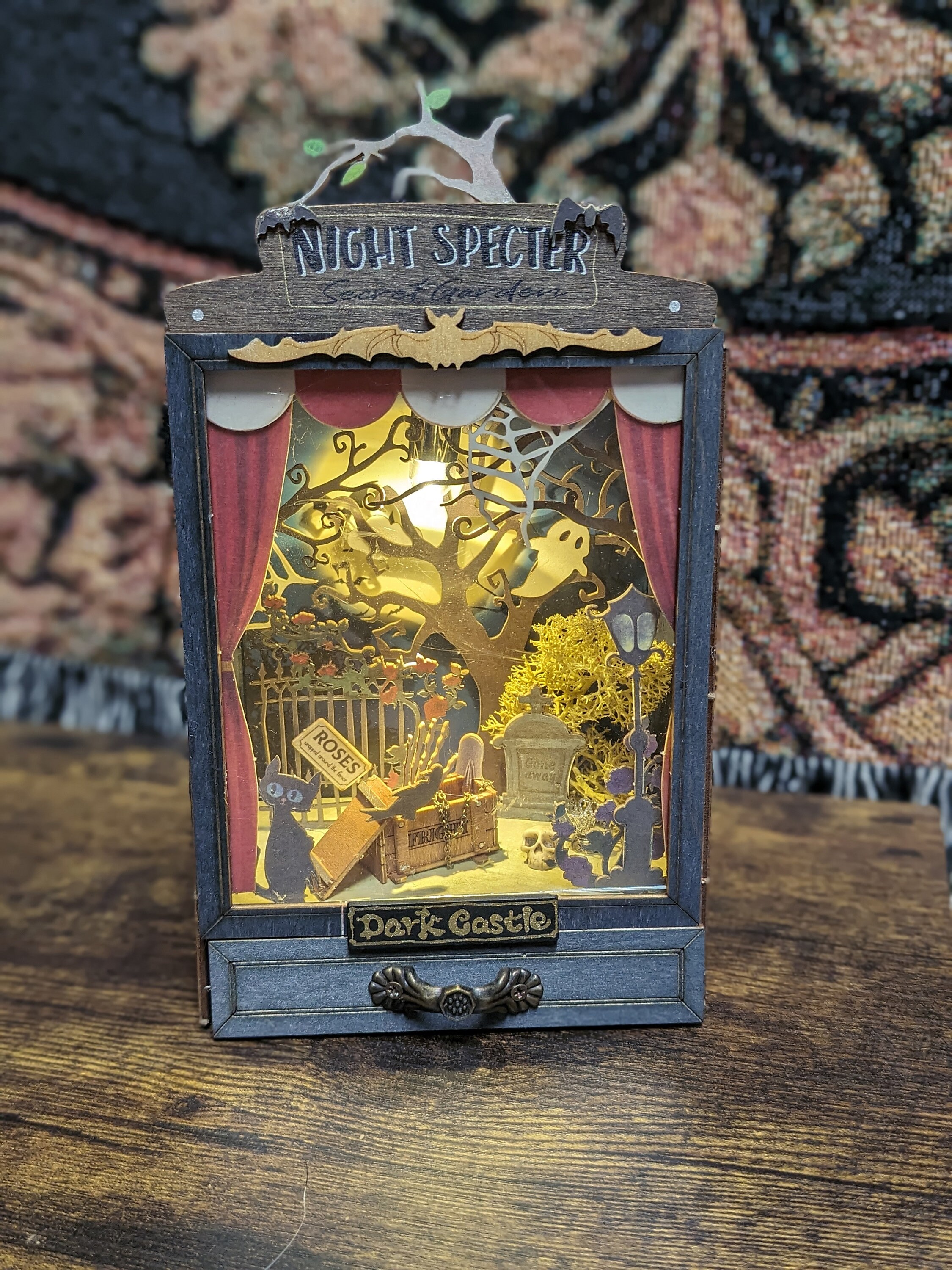 Night Spectre Book Nook assembled - Etsy