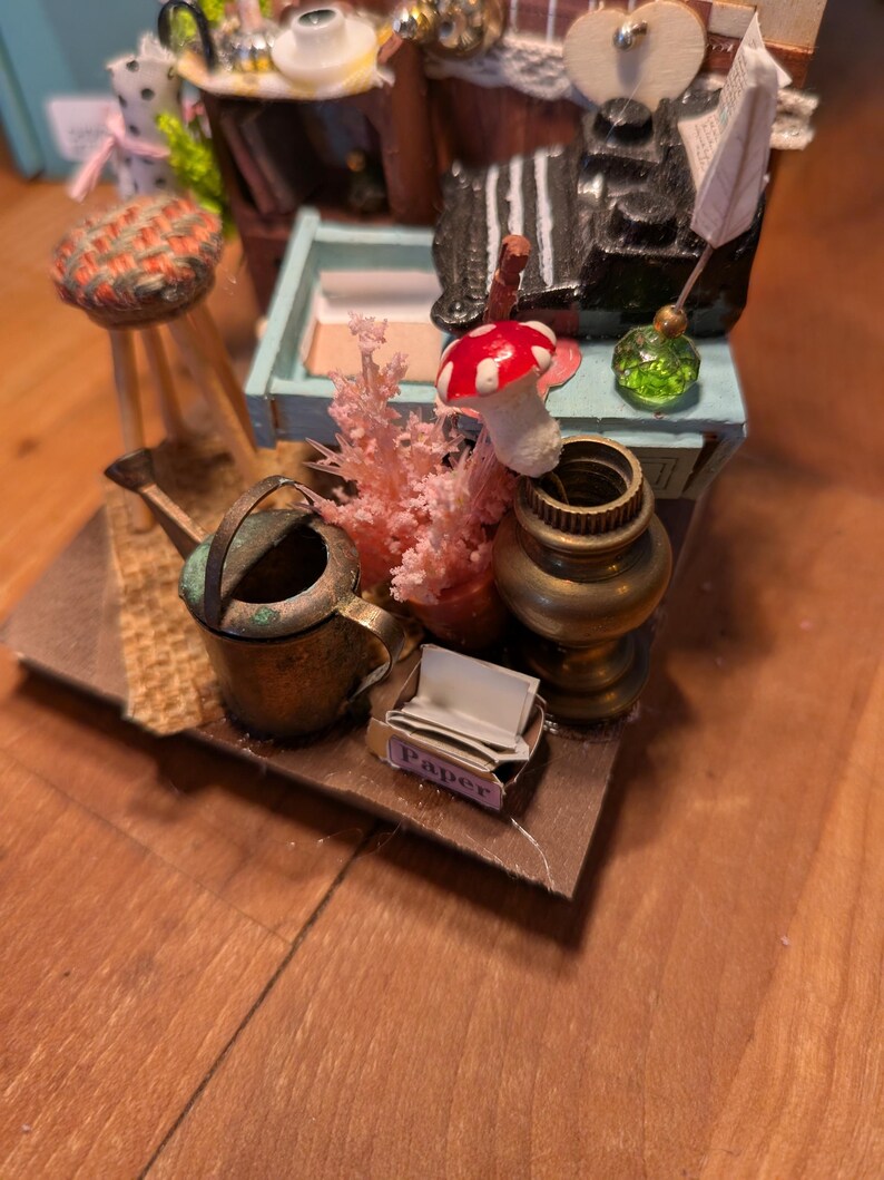 Readymade Book Nook "the Study" / Assembled Dollhouse - Etsy
