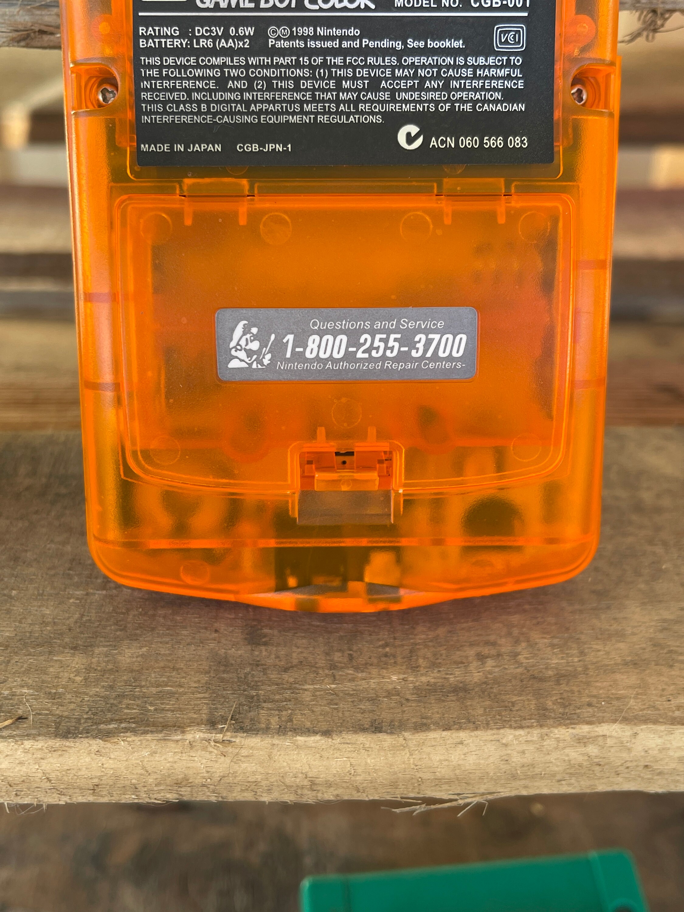 Gameboy Battery Cover Sticker/label - Etsy