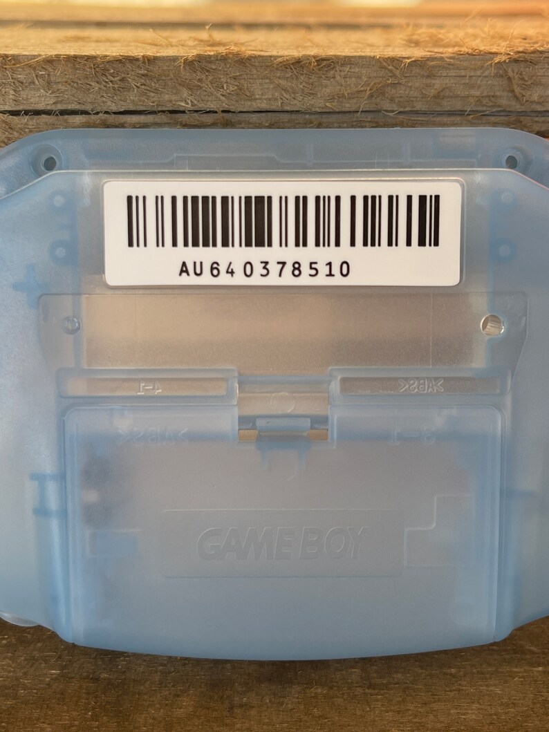 Gameboy Advance OEM Replacement Sticker-serial Number Matte Finish - Etsy