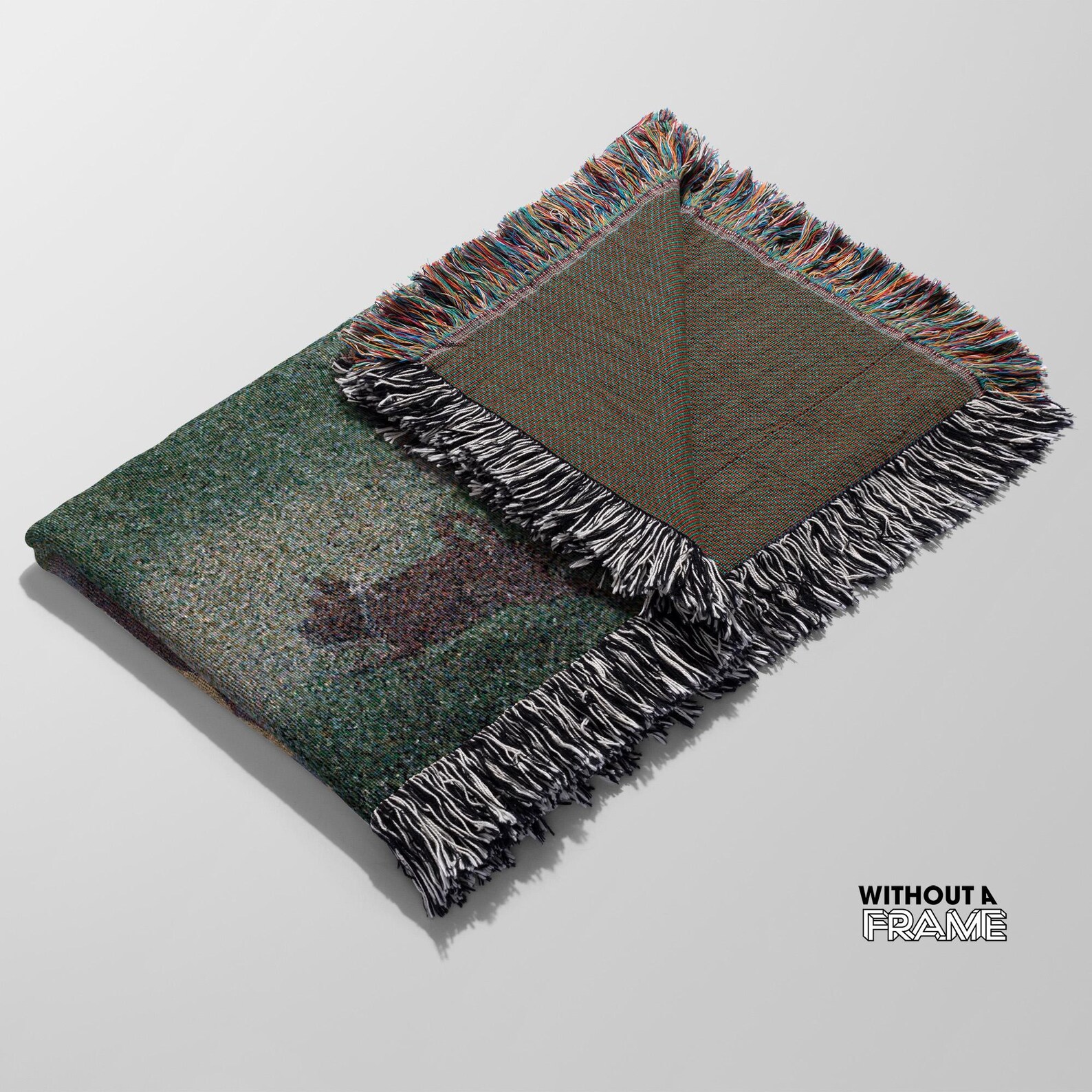 Seurat's Sunday Afternoon Woven Blanket, Decorative Throw Blanket for ...