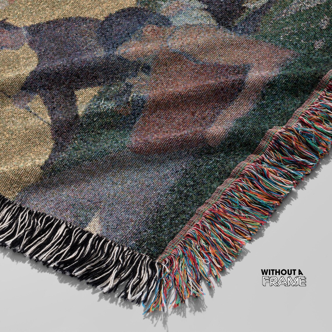 Seurat's Sunday Afternoon Woven Blanket, Decorative Throw Blanket for ...