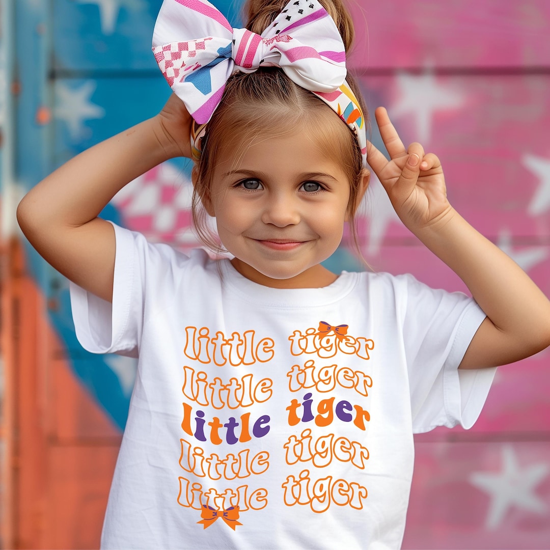 Kids Little Tiger Gameday Shirt, Mama Mini Football Shirt, Game Day ...