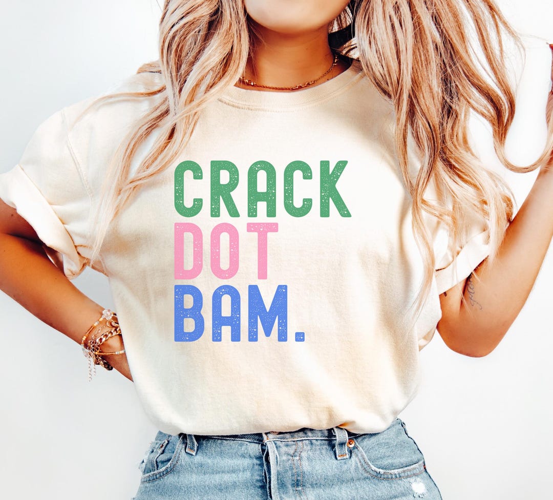 Comfort Colors® Mahjong Crack Dot Bam Shirt, American Mahjong, Funny ...
