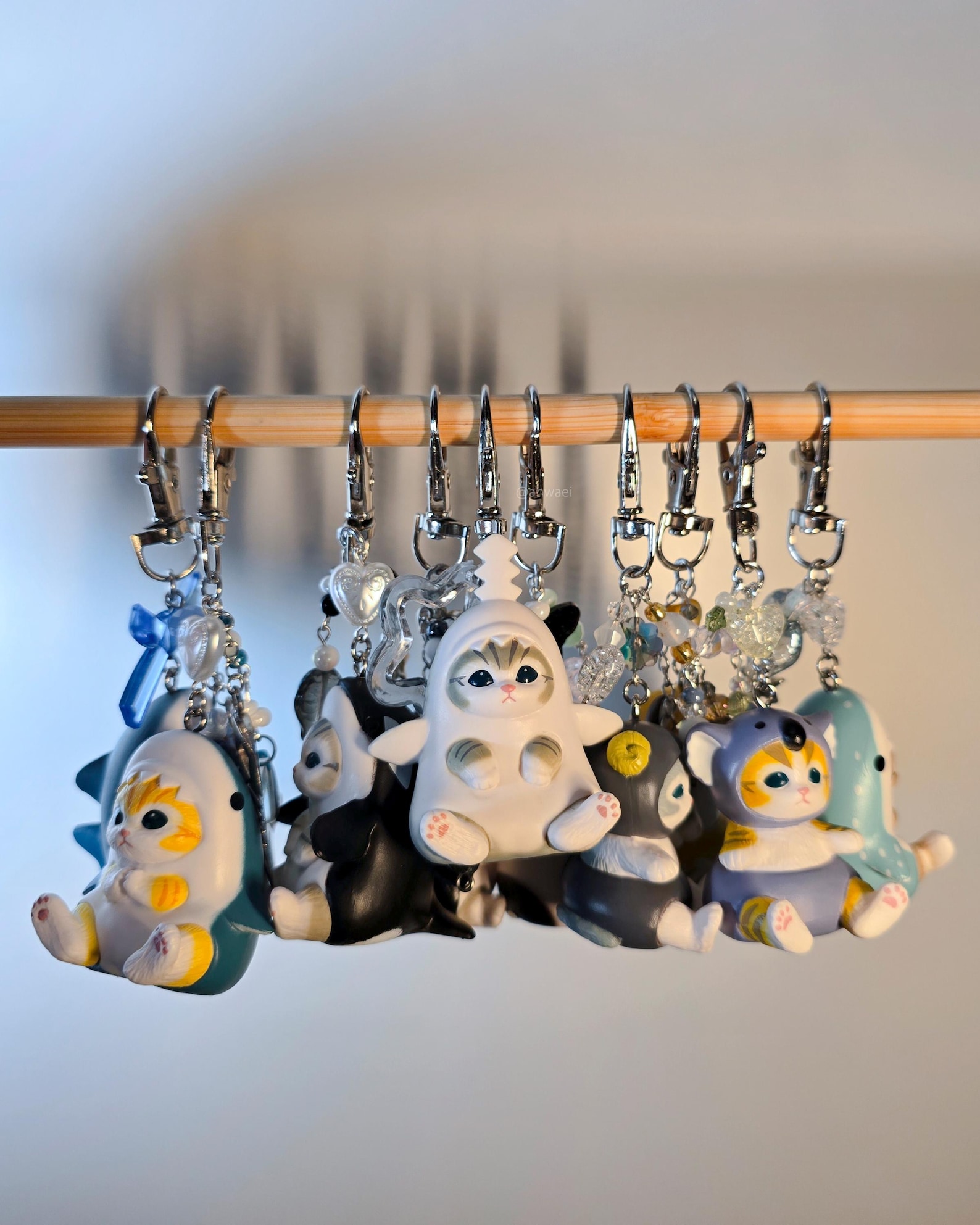 Mofusand Beaded Keychains (marine & Animal Ver.) - Etsy