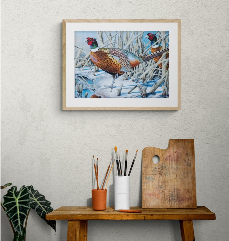 2009 MN Pheasant Habitat Stamp Print - Etsy