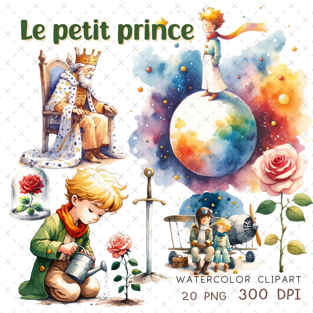 Little Prince Clipart Le Petit Prince Print Little Prince Watercolor ...