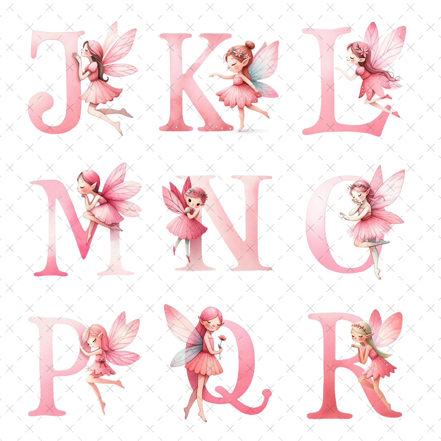 Fairy Alphabet Clipart Fairy Png ABC Fairy Clipart Alphabet Fairy ...