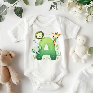 Safari Alphabet A-Z Clip Art Watercolor Alphabet Image File Animal ...