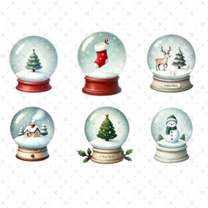 Snow Globe Clipart Christmas Snow Globe Png Holiday Image File Snow ...