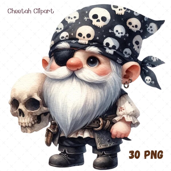 Pirate Gnome - Etsy