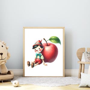 Pinocchio Clipart Pinocchio Print Pinocchio Watercolor PNG Pinocchio ...