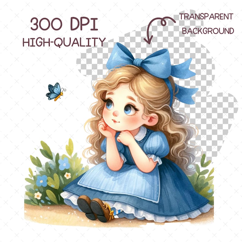 Goldilocks and the Three Bears PNG Fairy Tale Clipart Cute Girl Image ...