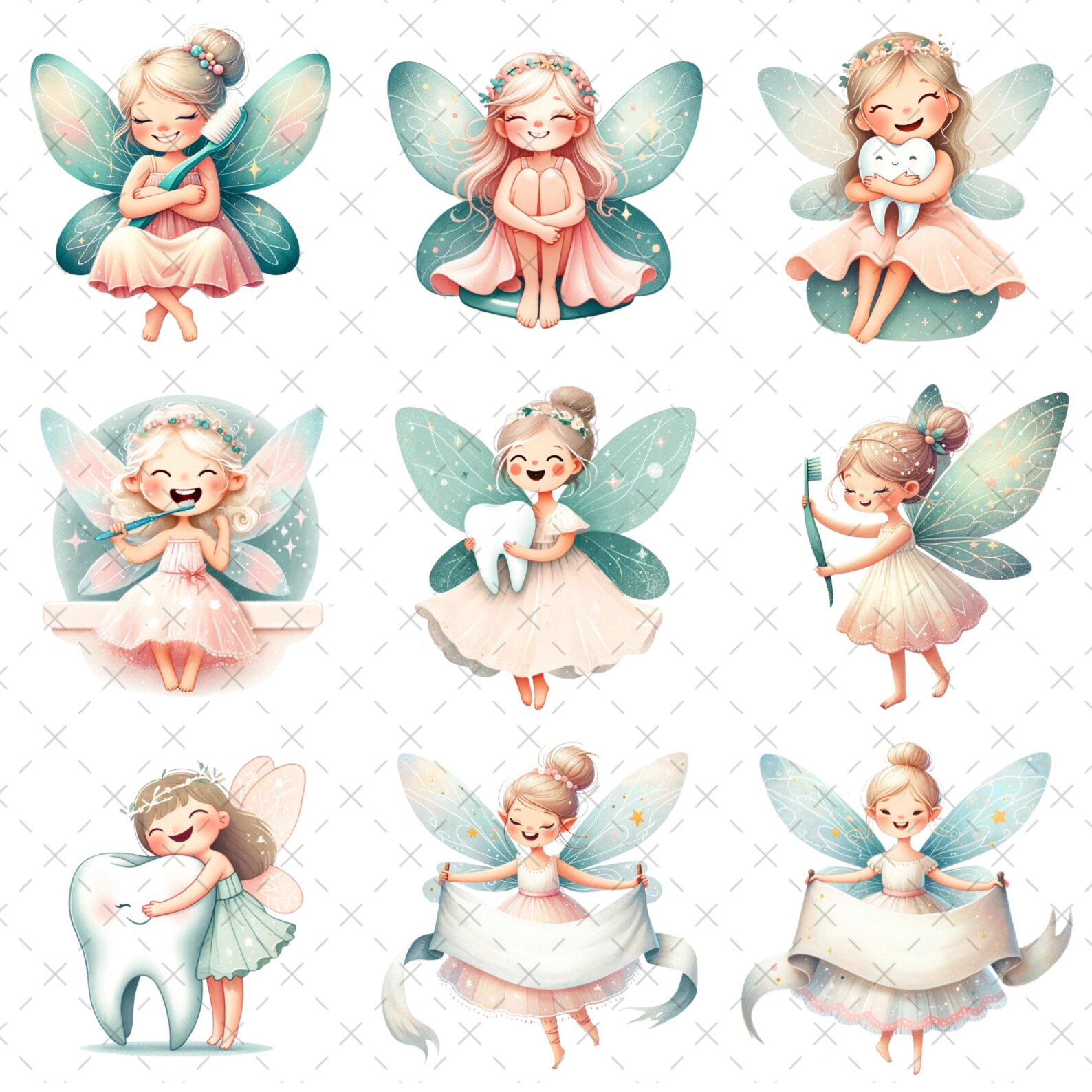 Tooth Fairy Clipart Watercolor Tooth Fairy PNG Tooth Fairy Clipart ...
