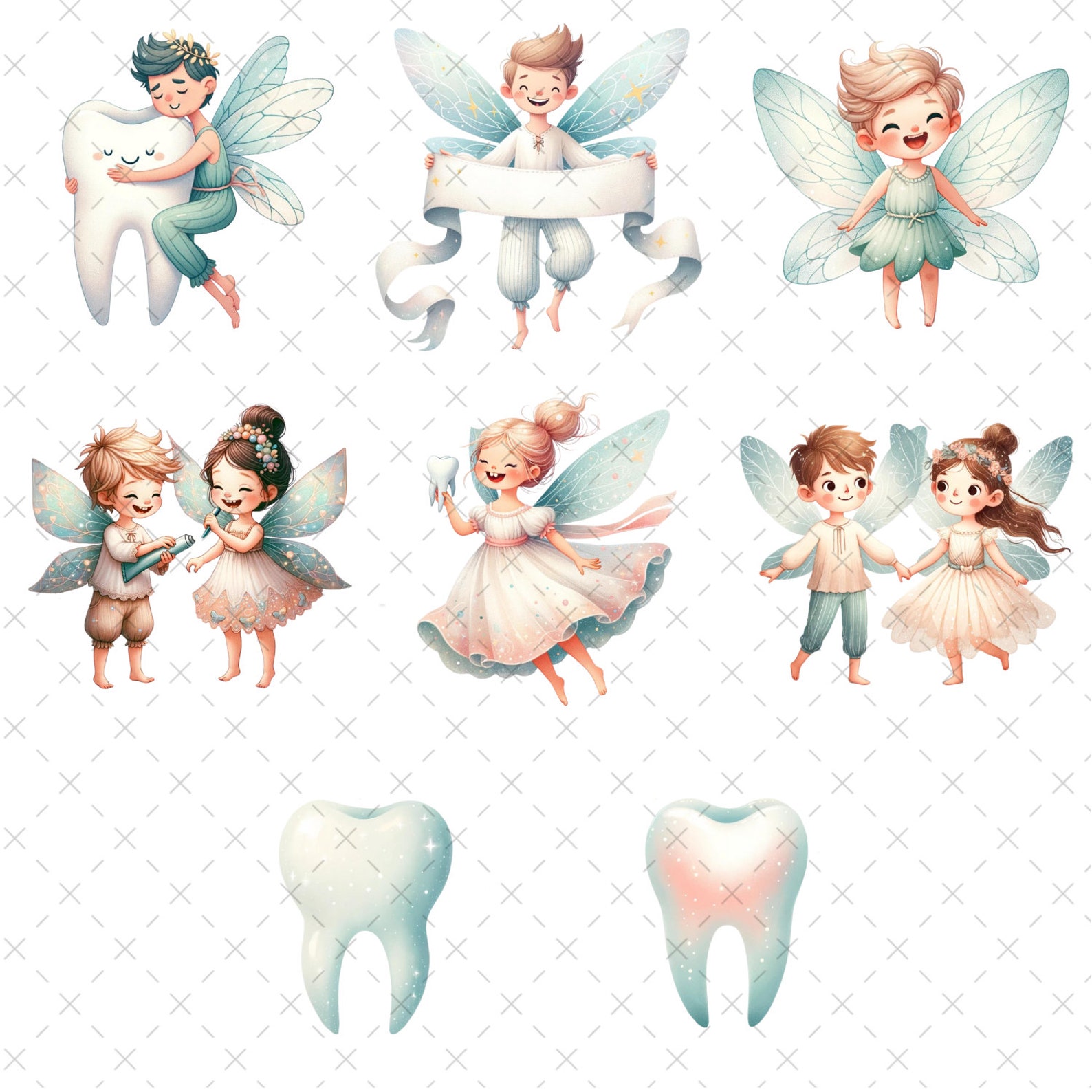 Tooth Fairy Clipart Watercolor Tooth Fairy PNG Tooth Fairy Clipart ...
