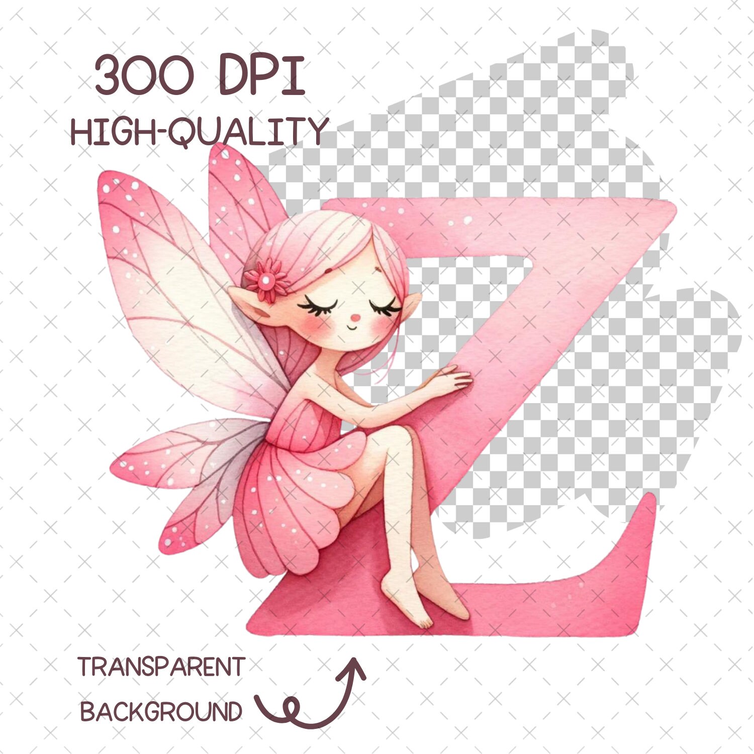 Fairy Alphabet Clipart Fairy Png ABC Fairy Clipart Alphabet Fairy ...