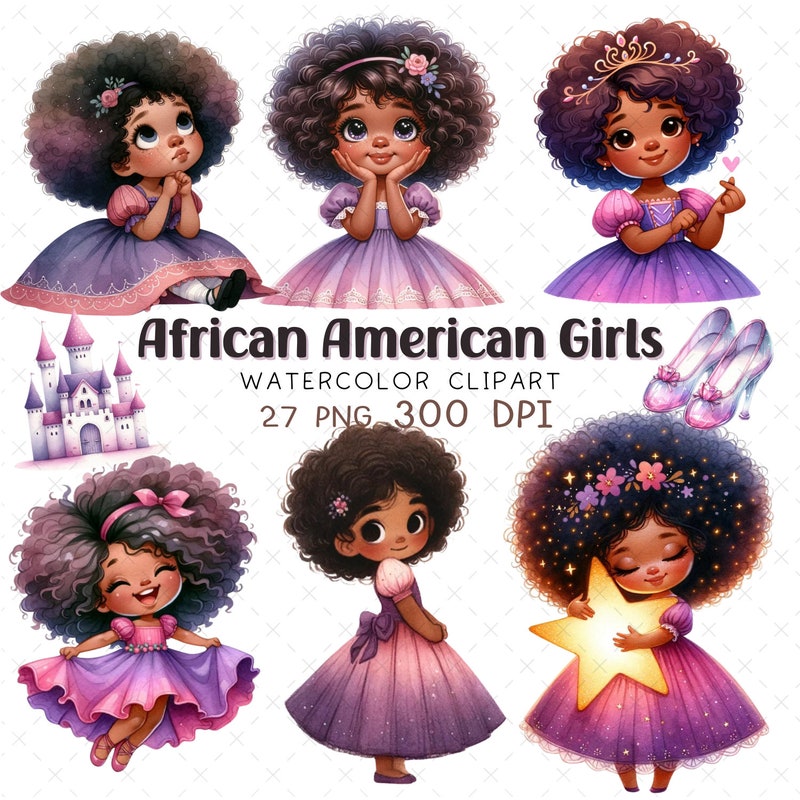 Afro Princess Svg - Etsy
