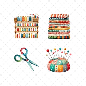 Patchwork Alphabet A-Z Clip Art Watercolor Alphabet Image Files Fabric ...