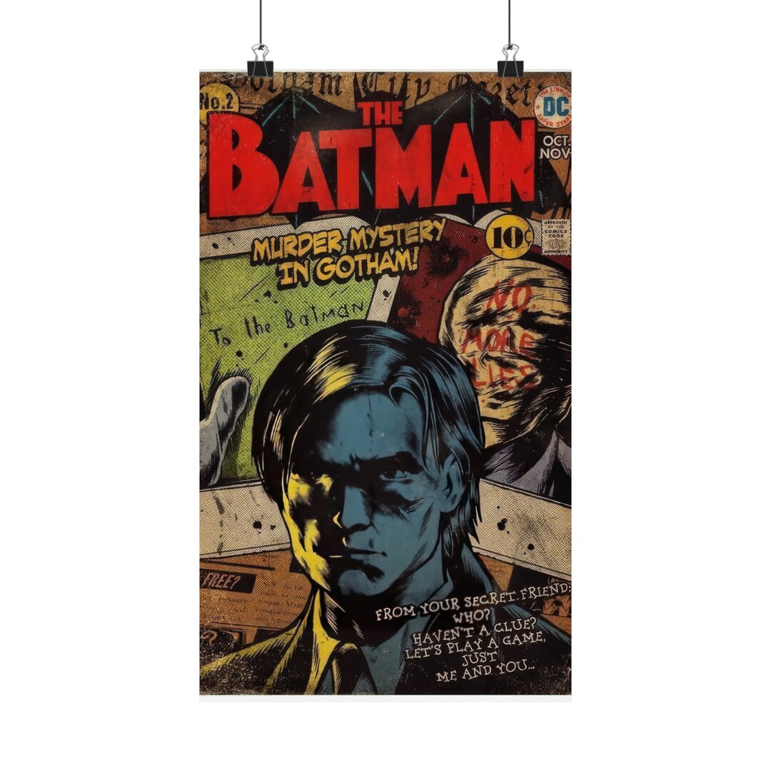 The Batman Vintage Poster - Etsy