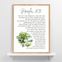 Psalm 23 Printable Bible Memorization Worksheet Sunday School Bible ...