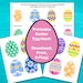Printablegame, Easter Egg Hunt Printable, Easter Scavenger Hunt, Easter ...