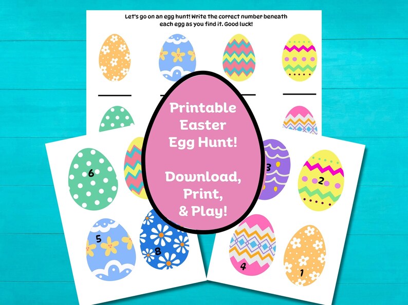 Printablegame, Easter Egg Hunt Printable, Easter Scavenger Hunt, Easter ...