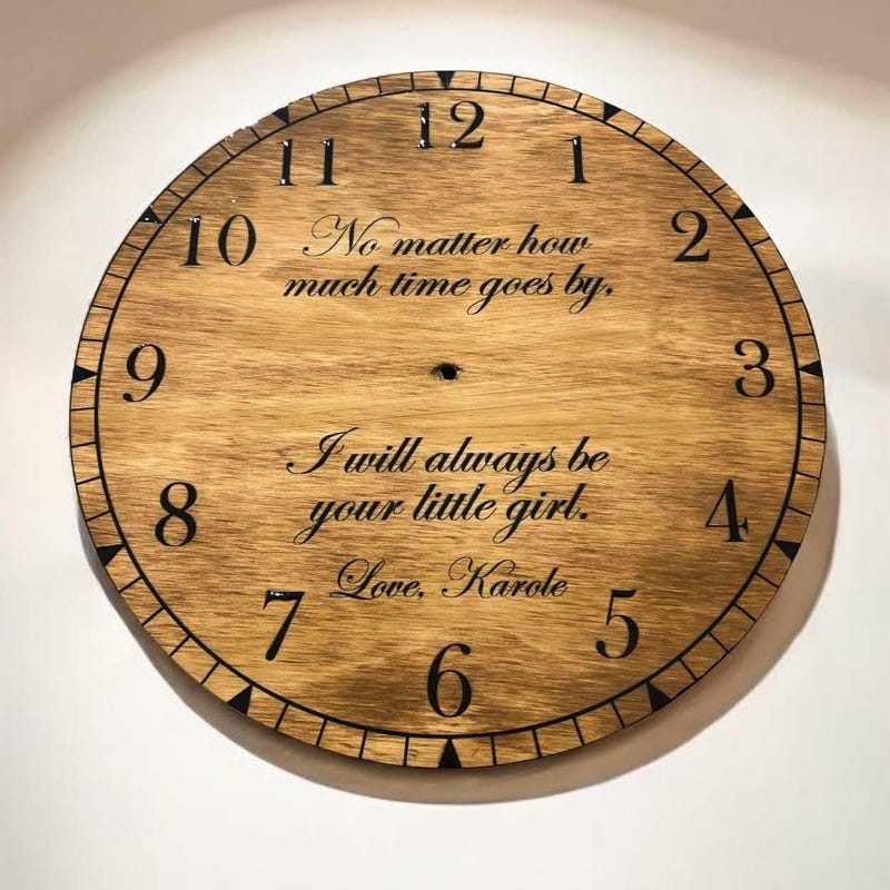 Custom Clock - Etsy