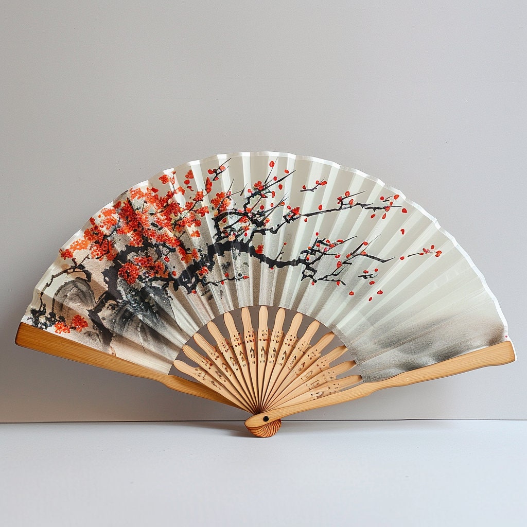 Renaissance Hand Painted Fan - Etsy