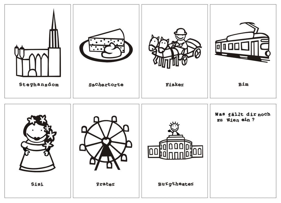 Vienna Coloring Book - Etsy